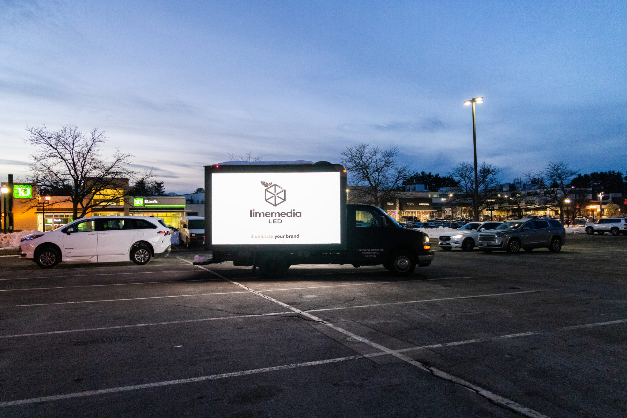 Custom Glass Box Truck Advertising — Lime Media